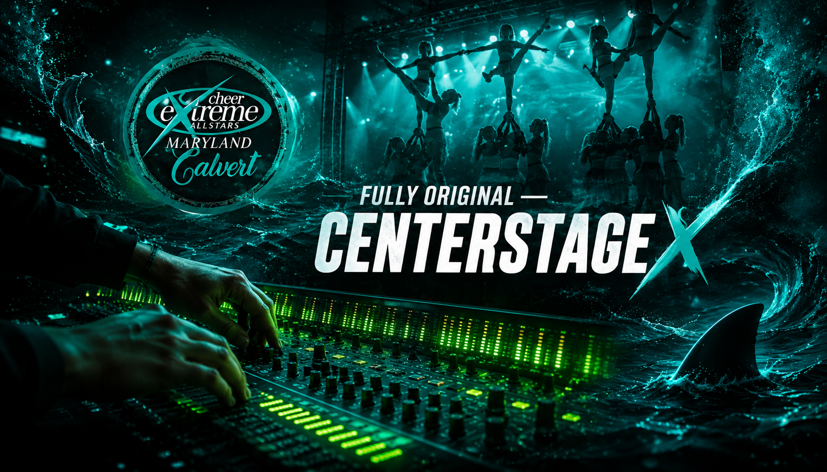 Cheer Extreme Calvert Senior Sharks — Centerstage X Mix